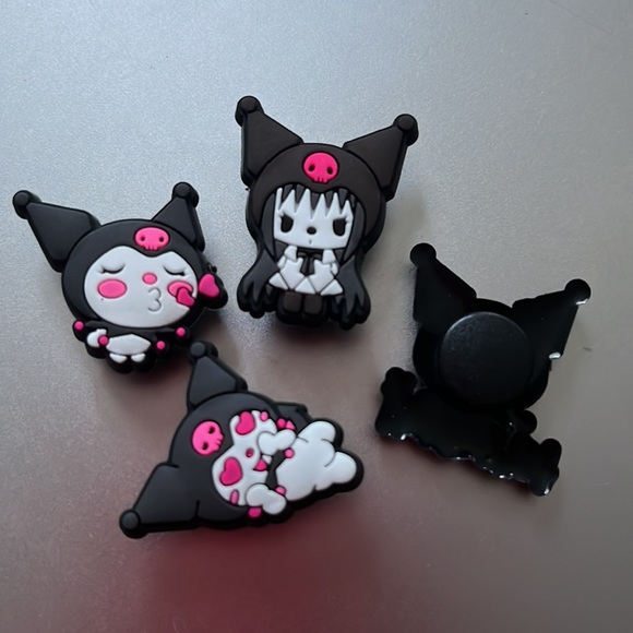 Sanrio | Shoes | Set Of Kuromi Sanrio Jibbitz Style Plugs For Crocs ...